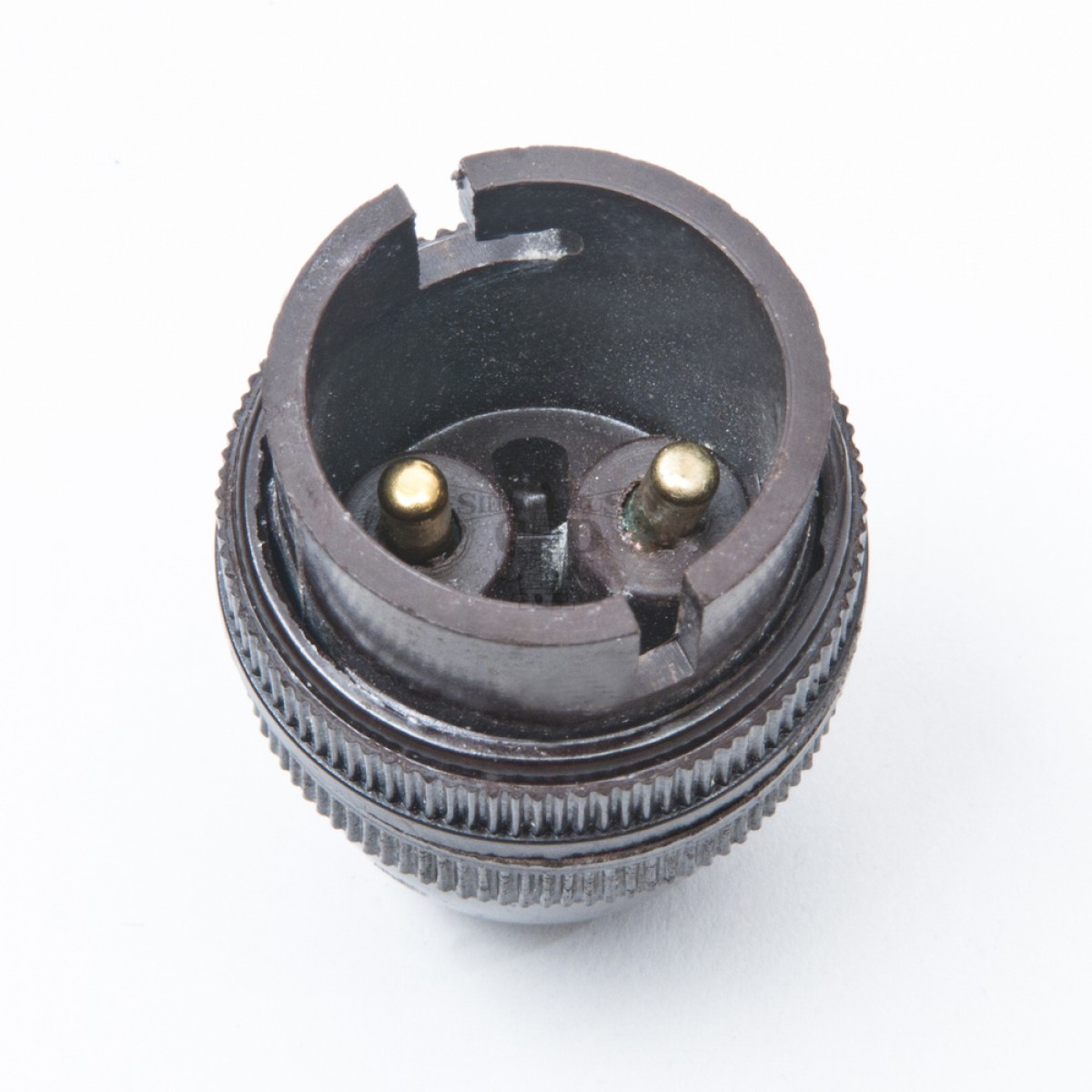 200 B22 Lamp Holder / Socket Light Bulb Holder (Black)