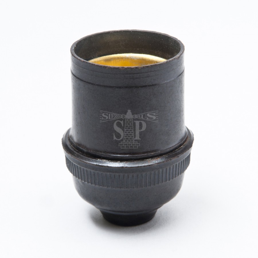 218 E27 Lamp Holder / Socket Light Bulb Holder (Black)