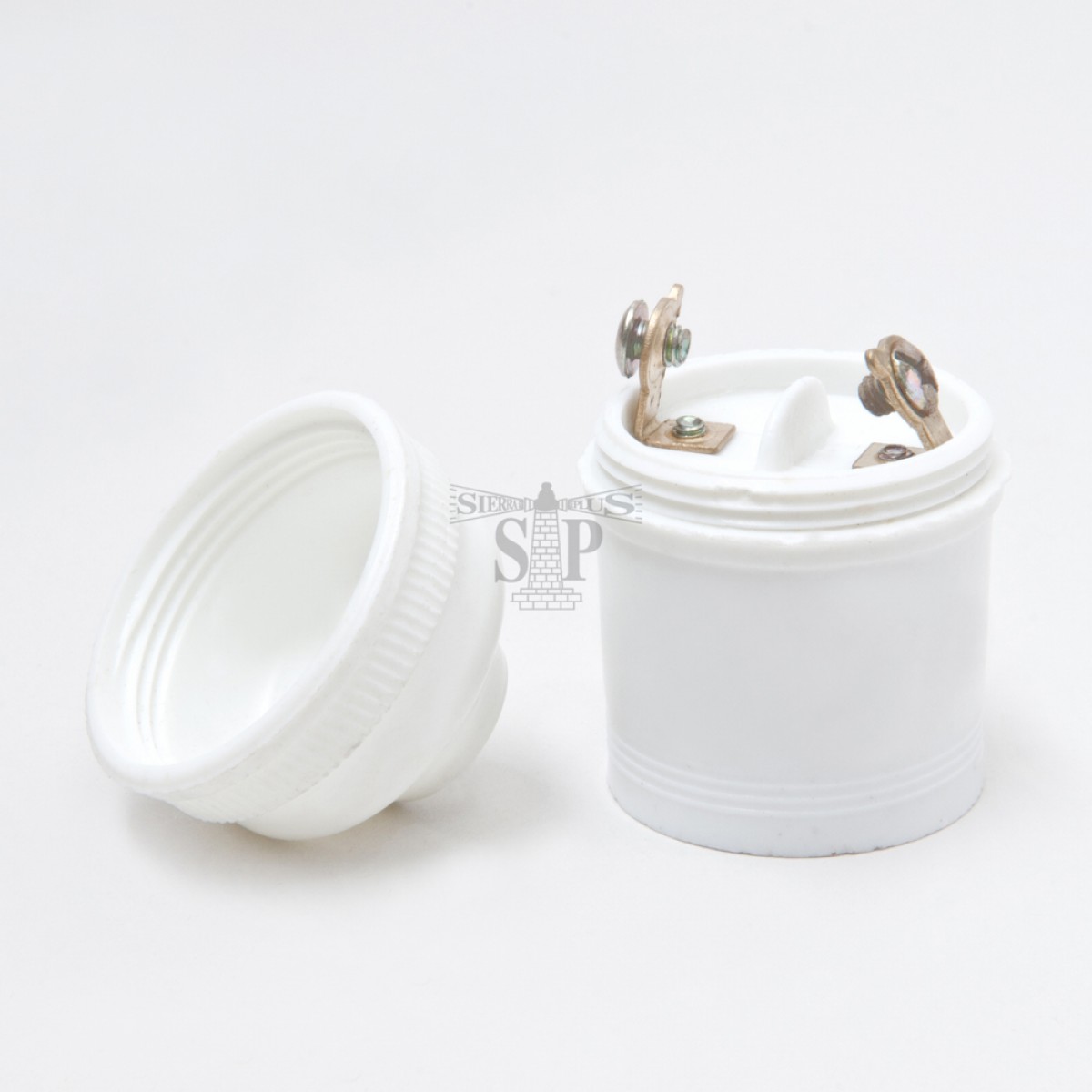 218 E27 Lamp Holder / Socket Light Bulb Holder (White)
