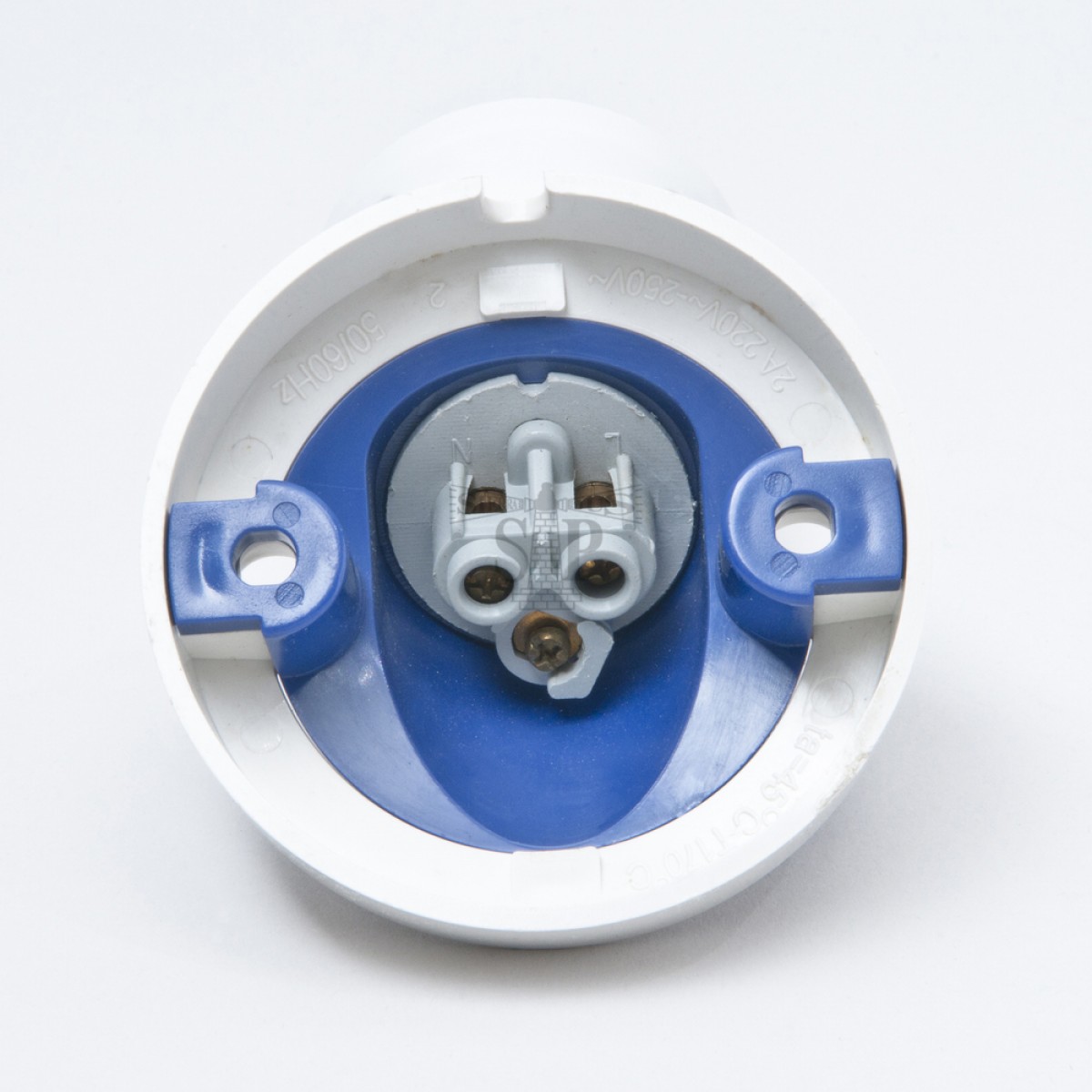 L2990 B22 Angle Batten Lamp Holder / Socket Light Bulb Holder c/w Base ...