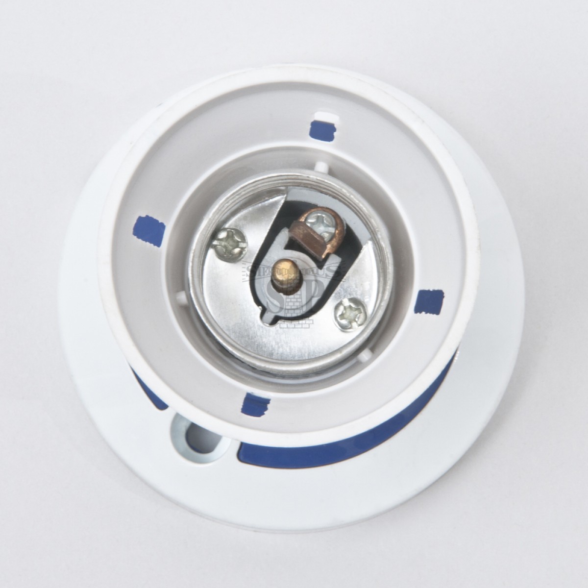 L2990 E27 Angle Batten Lamp Holder / Socket Light Bulb Holder c/w Base ...