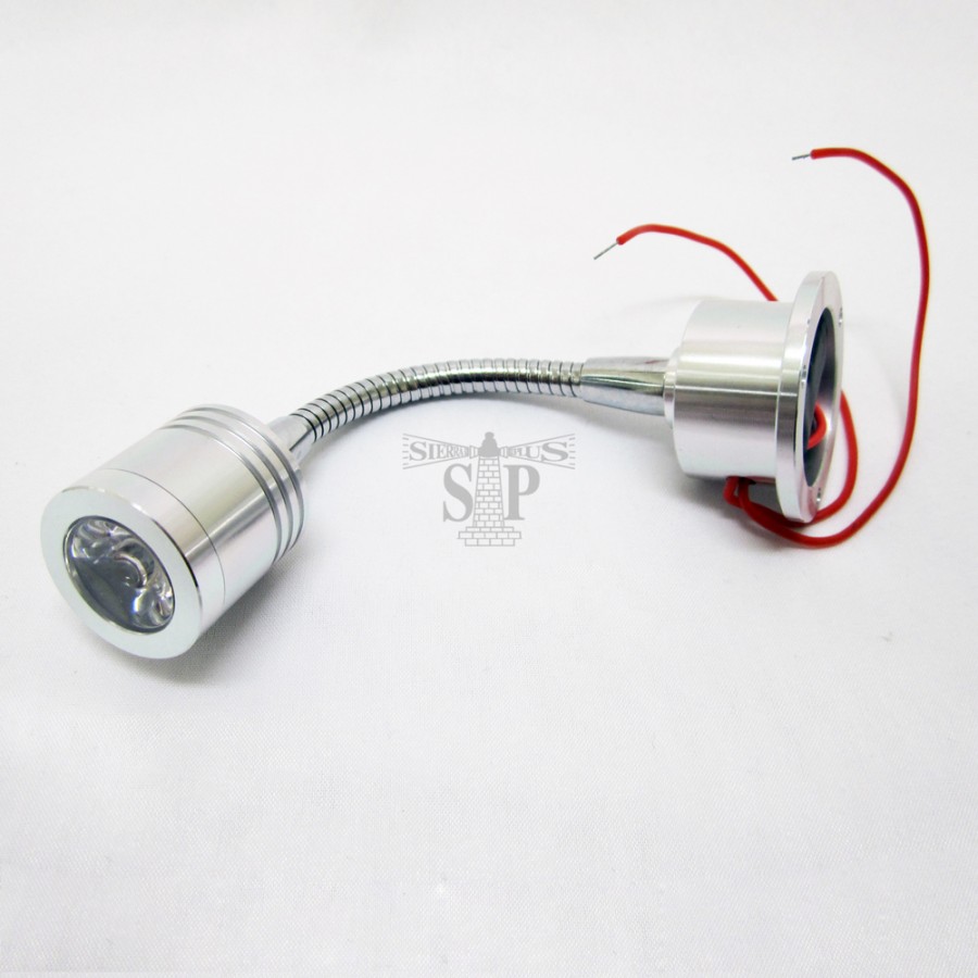 8612 Directional / Adjustable LED Bulb c/w Base and 10cm Flexible and ...