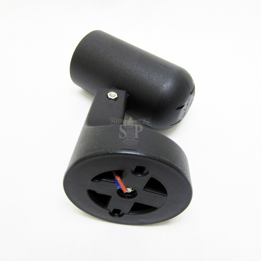PVC Indoor Directional Display Light E27 Spot Light Holder (Black)
