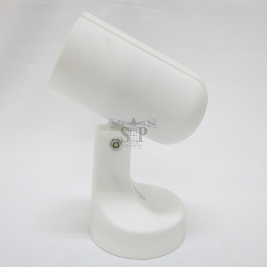 PVC Indoor Directional Display Light E27 Spot Light Holder (White)