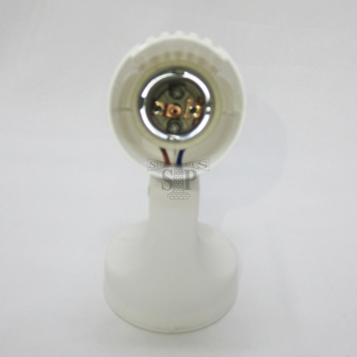 PVC Indoor Directional Display Light E27 Spot Light Holder (White)