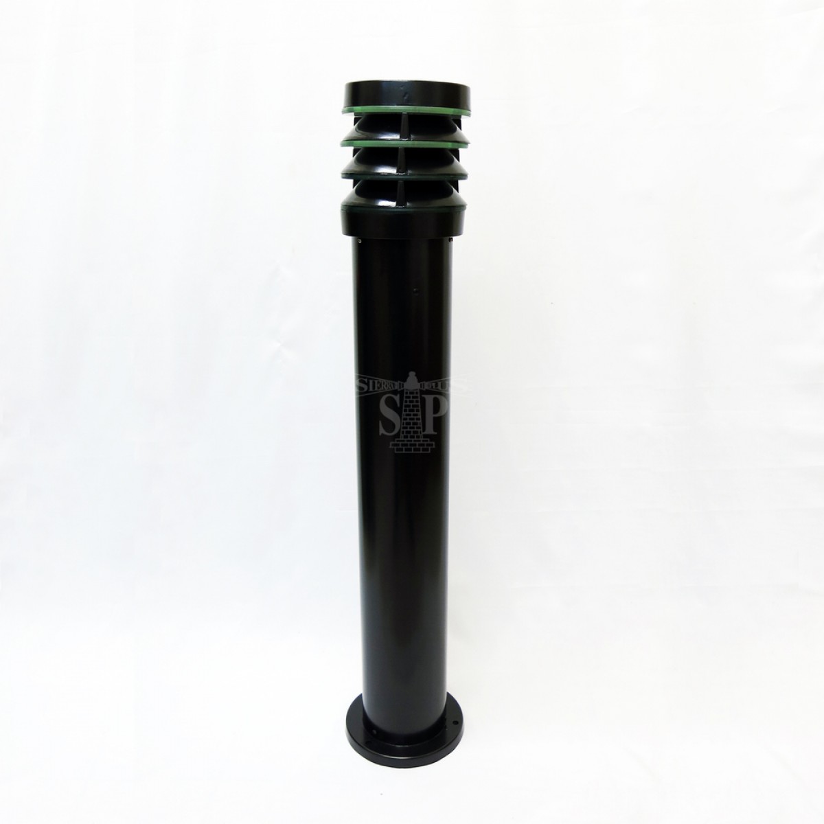 04 1M E27 Outdoor Lamp Pole / Landscape Lamp c/w Guard (Black)