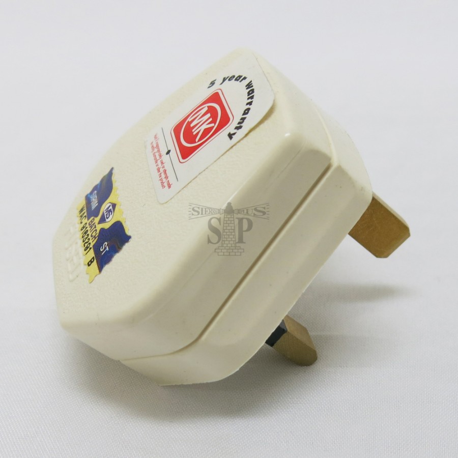 MK 650 13Amp Plug Top [SIRIM] (White)