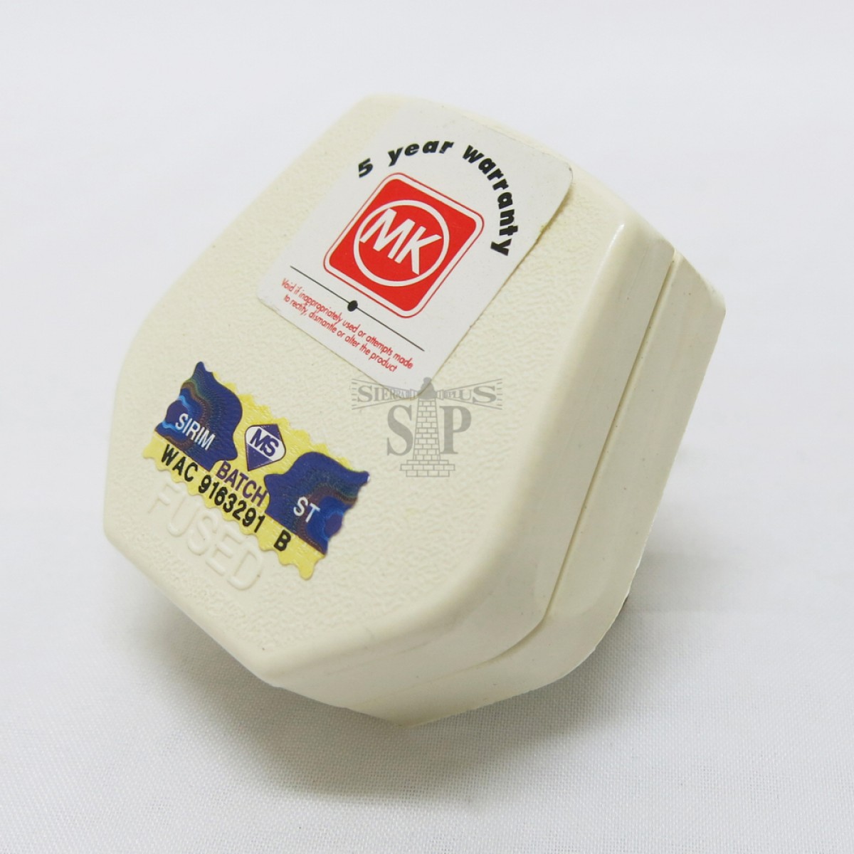 MK 650 13Amp Plug Top [SIRIM] (White)