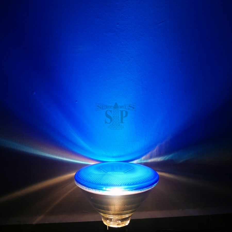 Phoenix PAR 38 80W Colour Incandescent Filament Flood Light Bulb (Blue)