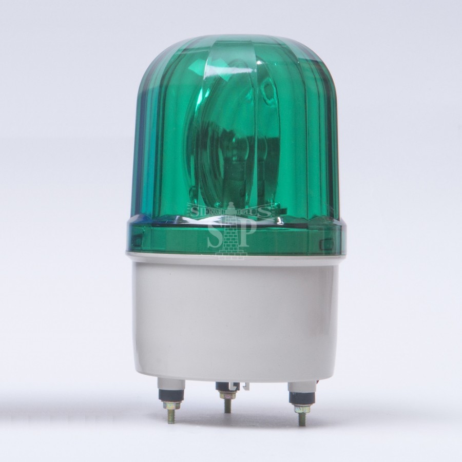 6-inch Revolving Warning Light Rotating Warning Light (Green)