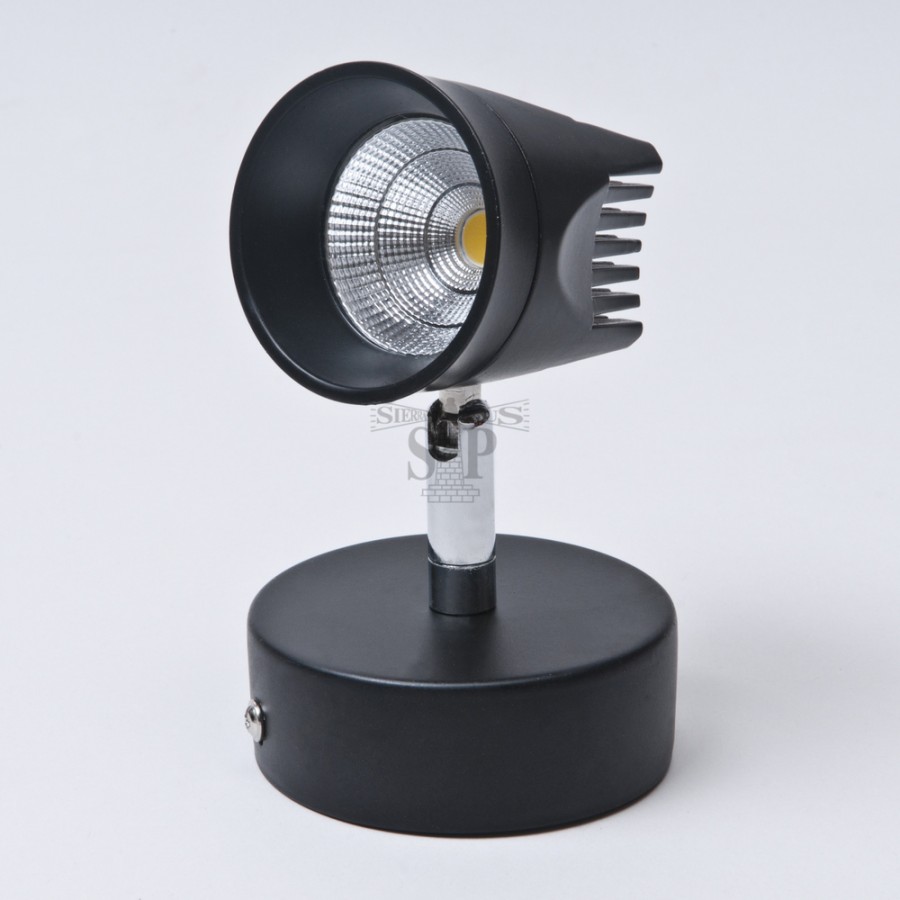 E-TEN 343 9W Flush Mount Surface COB LED Track Light (Black)
