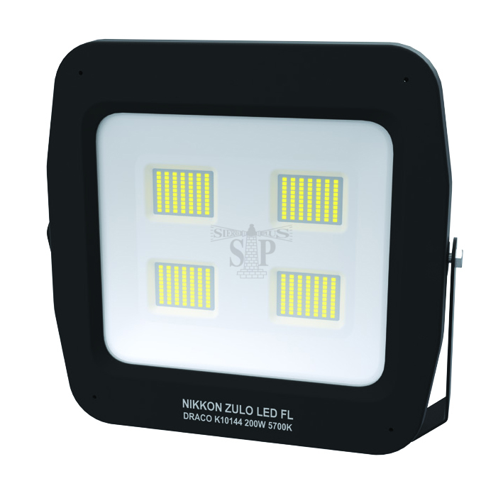 NIKKON 200W Draco Zulo LED Flood Light (Black)