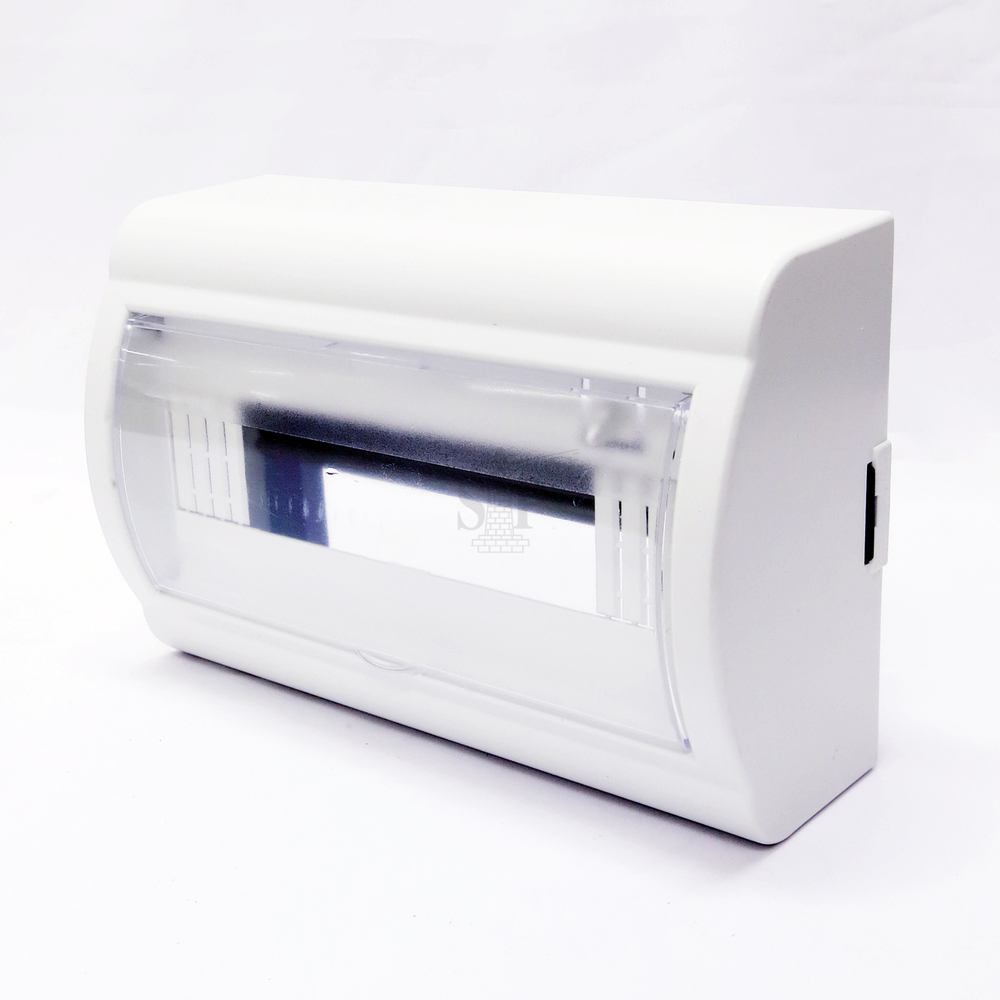 JEC 1 Row 10 Way Distribution Board (White)