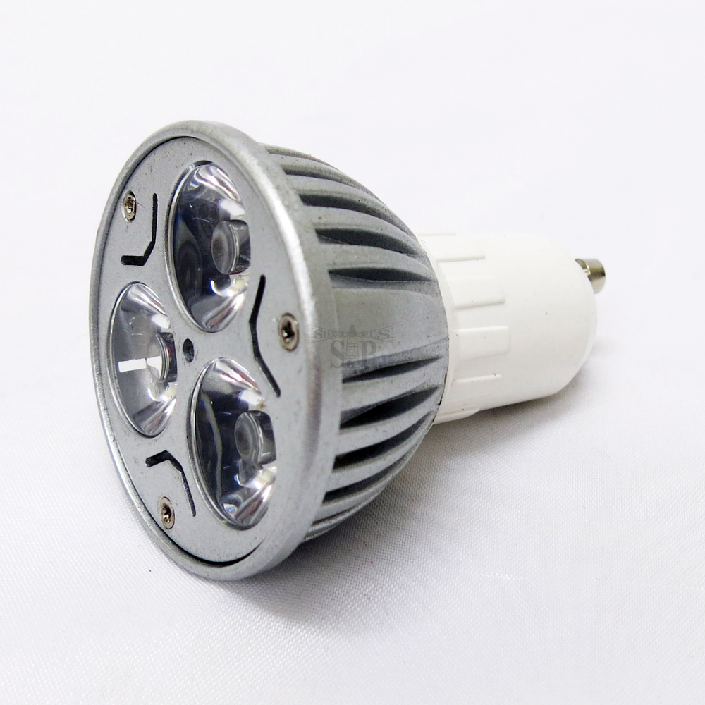 240V GU10 3W (3x1W) MR16 SMD LED Bulb