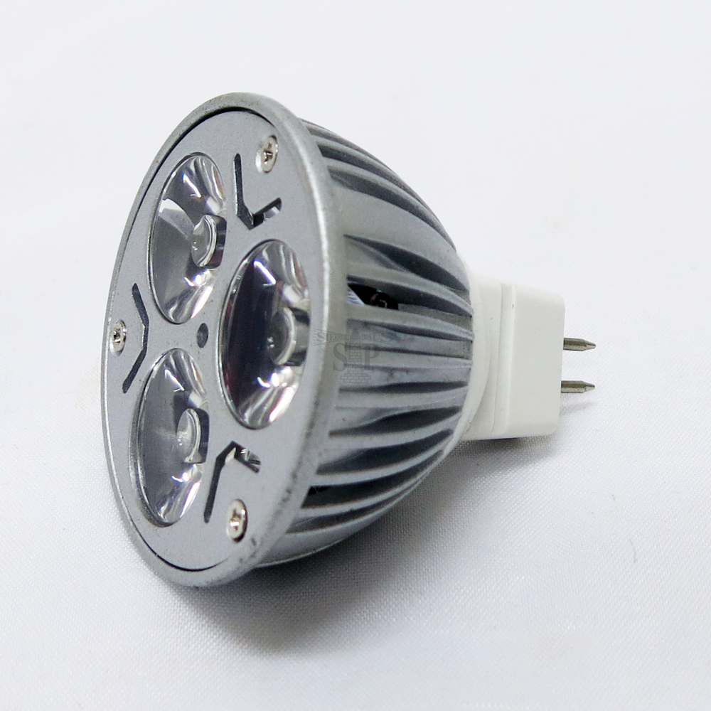 12V G5.3 3W (3x1W) MR16 SMD LED Bulb