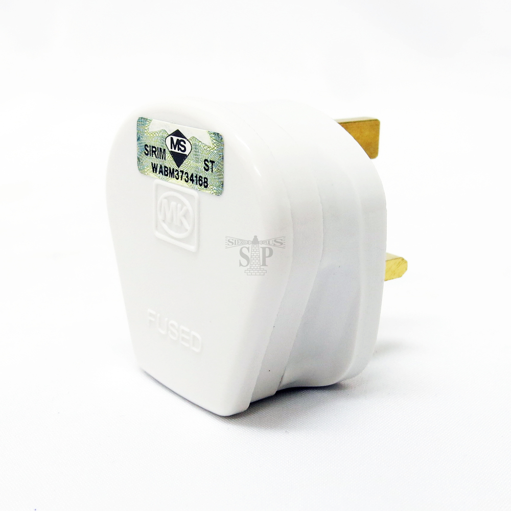 MK 646 13Amp Plug Top [SIRIM] (White)