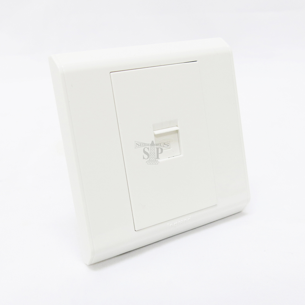 Legrand Telephone Socket (White)