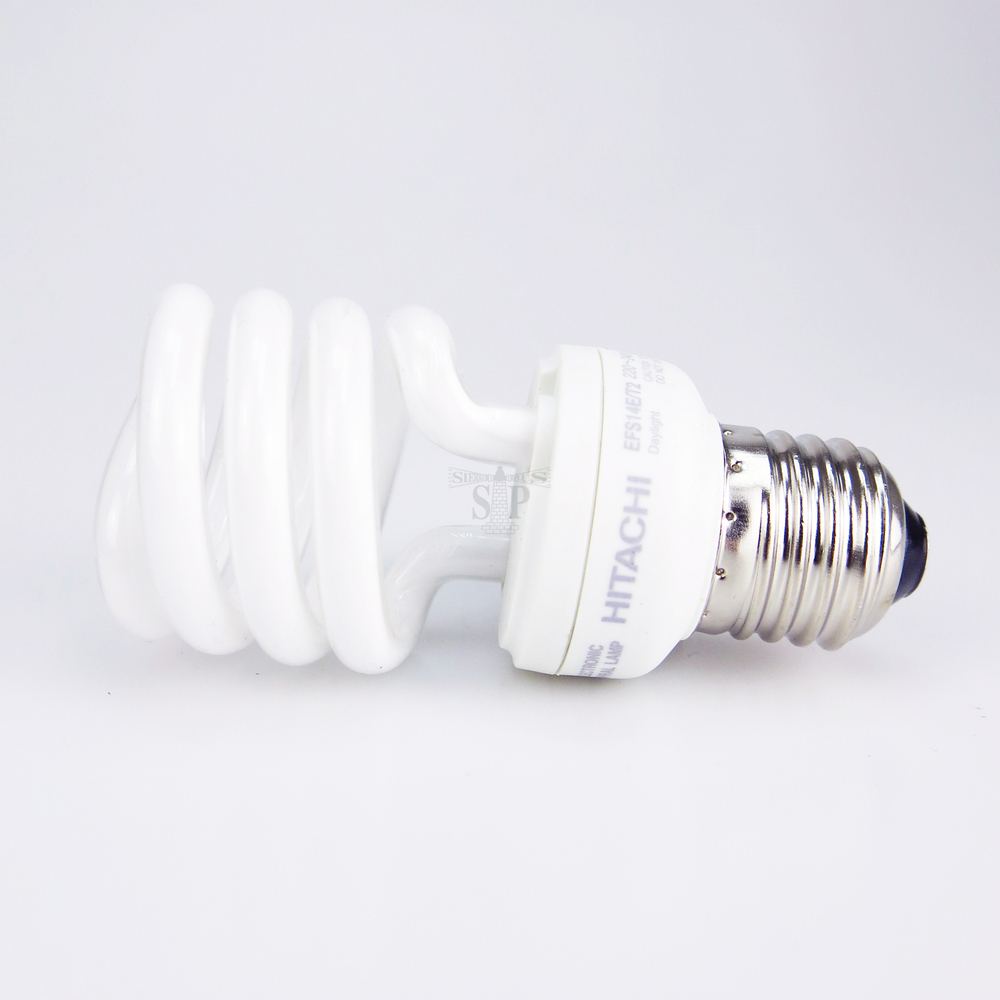 Hitachi E27 14W T2 Spiral Compact Fluorescent Tube