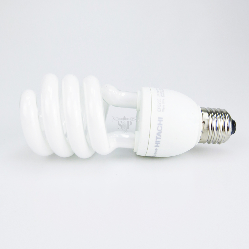 Hitachi E27 23W Spiral Compact Fluorescent Tube