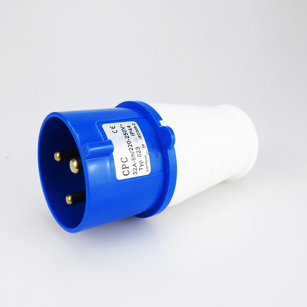 CPC 16A~32A 3P Industrial Plug (Blue)