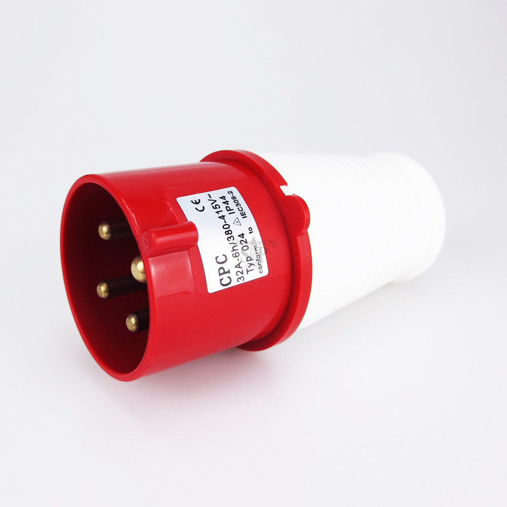 CPC 16A~32A 4P Industrial Plug (Red)