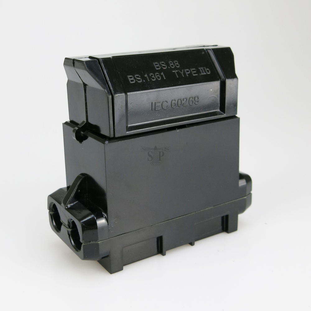 PLK 100A Cut Out Unit Without Fuse (Black)