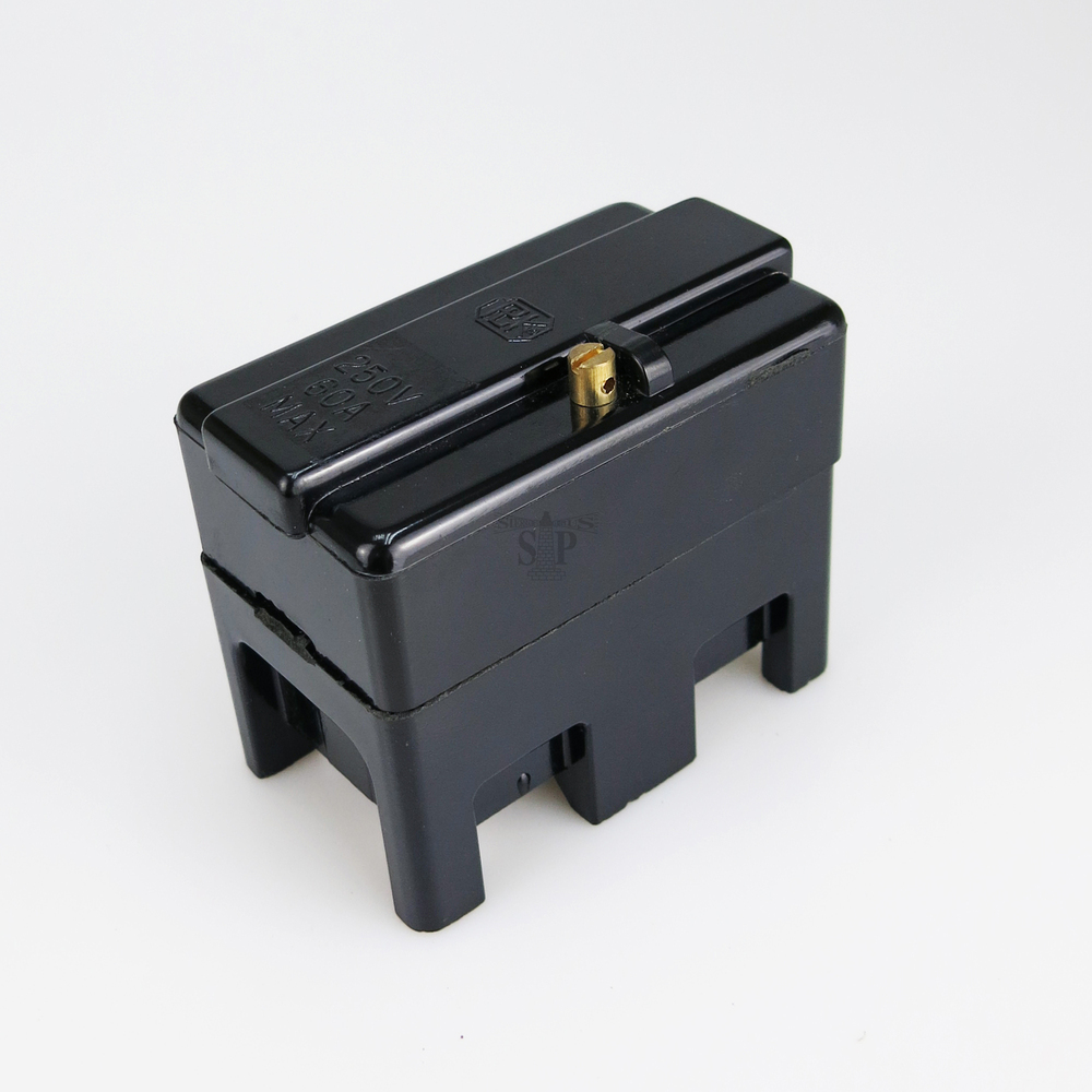 PLK 60A Cut Out Unit Without Fuse (Black)