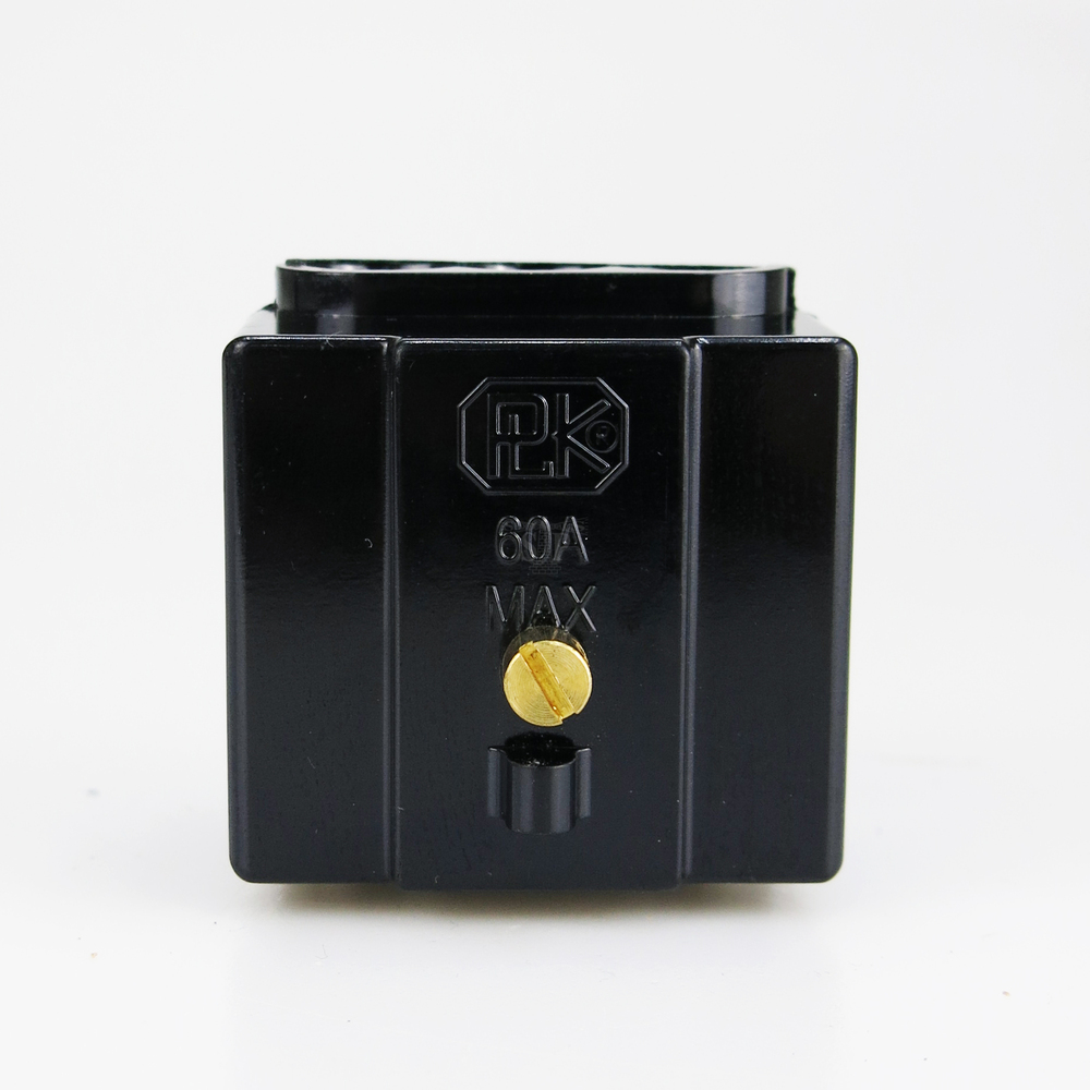 PLK N6/4 60A Neutral Link (Black)