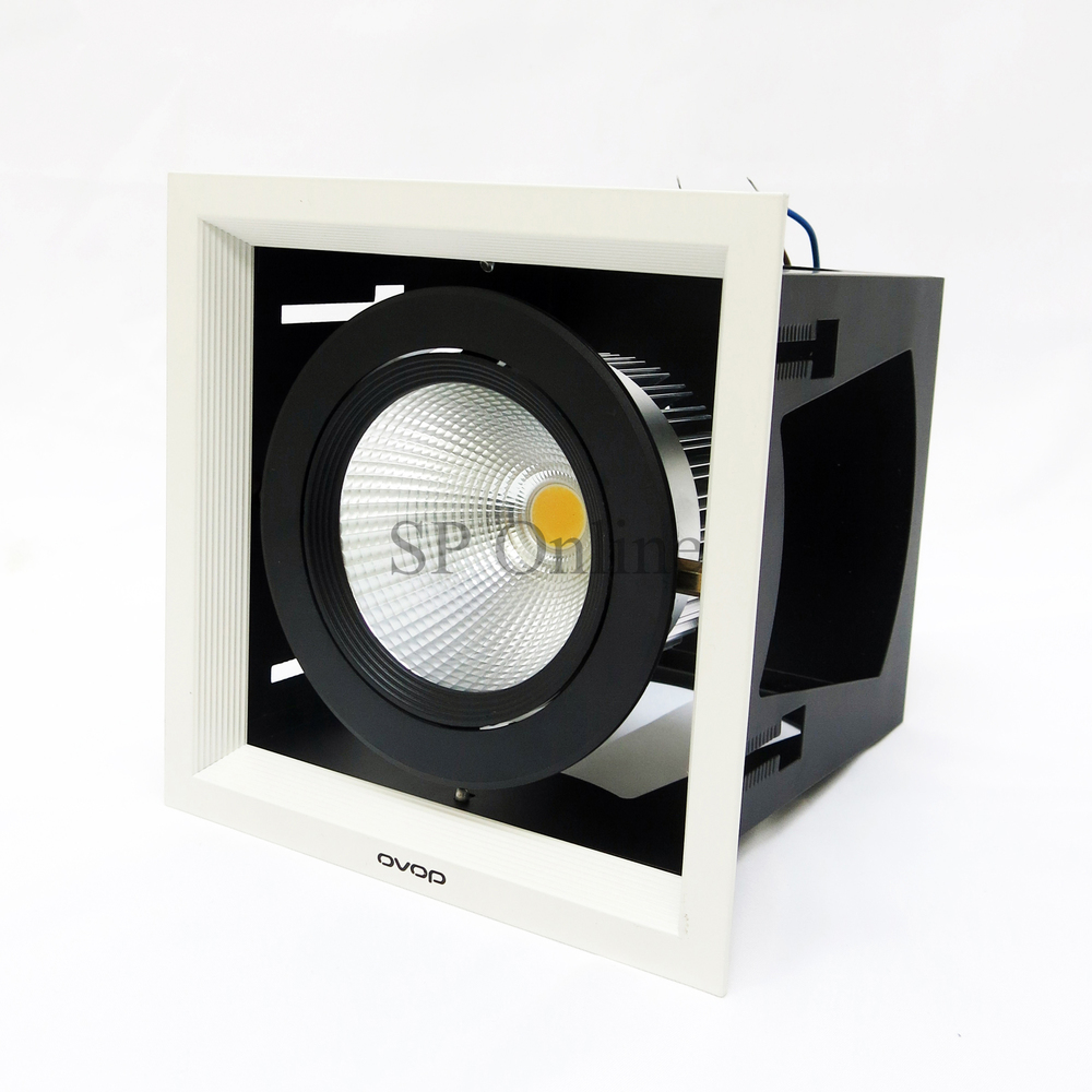 DOAO 1 x 18W Directional COB LED Down Light Square (White)