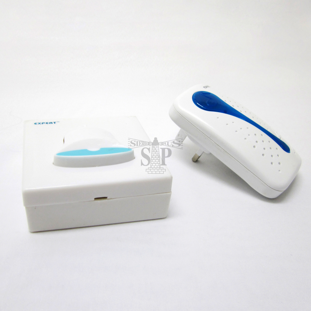 Expert E-8808K Wireless Digital Door Chime/Door Bell [Plug-In Type] (White)