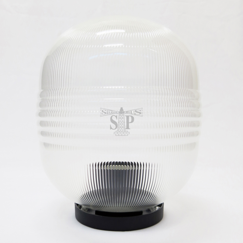 1818 12-inch Outdoor Globe Light/Gate Light (Prismatic Clear)