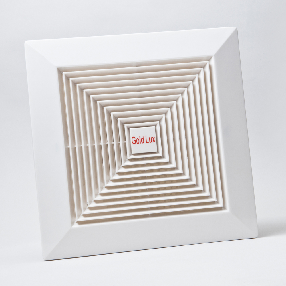 GOLD LUX 12-inch Ceiling Type PVC Exhaust Fan Pipe Type (White)