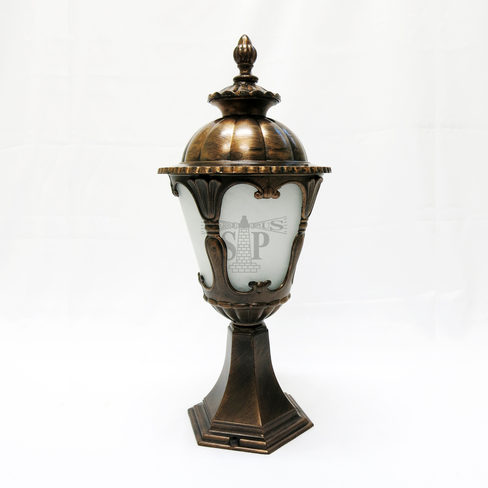 0904 Classic Outdoor Stand Gate Lamp For Pole / Pillar (Antique Bronze)