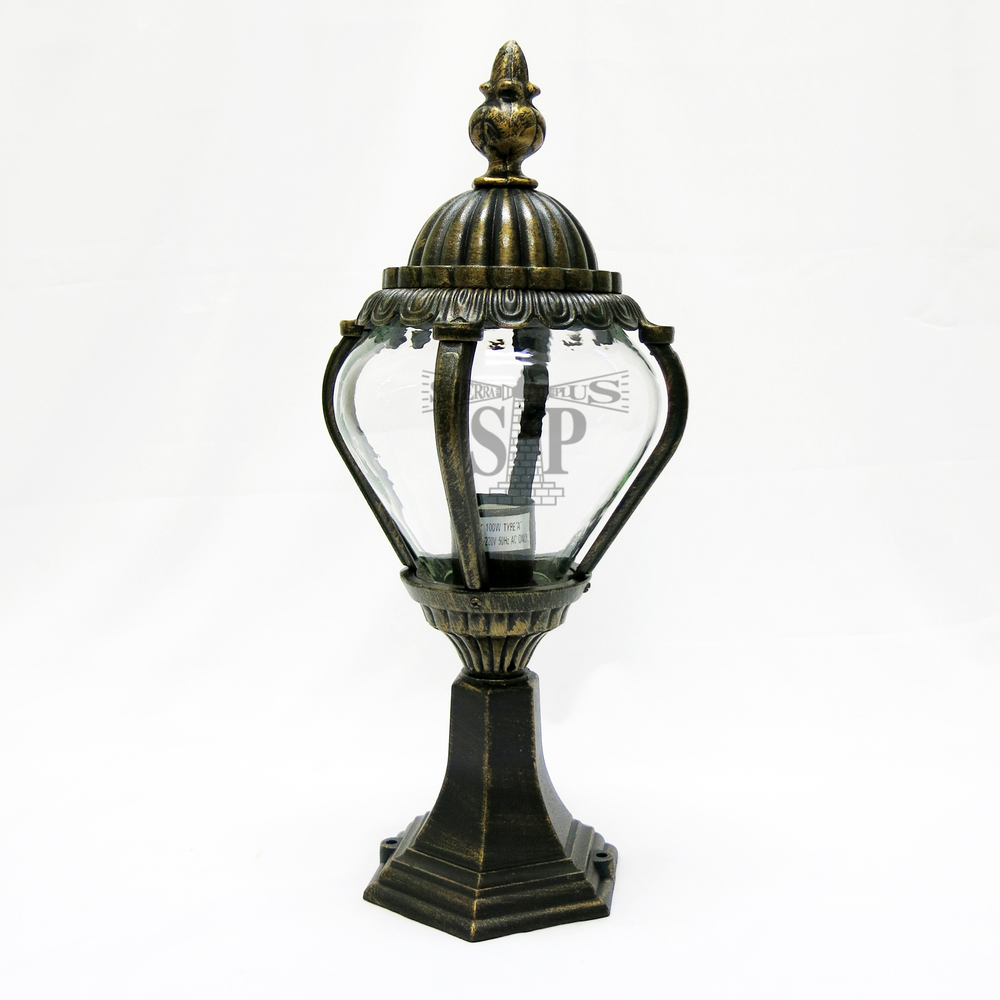 7219 Classic Outdoor Stand Gate Lamp For Pole / Pillar (Antique Bronze)
