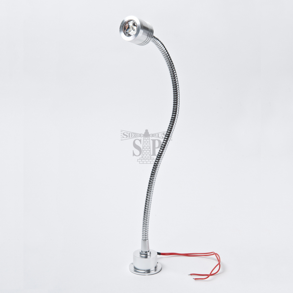 8613 Directional / Adjustable LED Bulb c/w Base and 20cm Flexible and ...