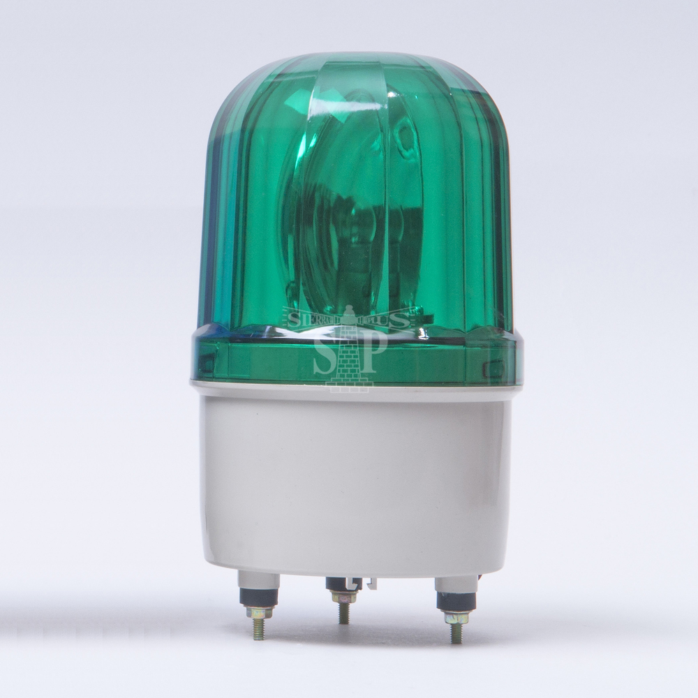 3.5-inch Revolving Warning Light Rotating Warning Light (Green)